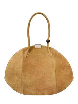 Nina Ricci Le Bal Suede Shoulder Bag - Neutrals