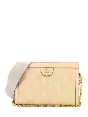Gucci Gg Matelassé Leather Small Shoulder Bag - Neutrals