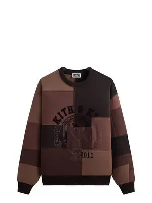 Kith Patchwork Fleece Nelson Crewneck Sweatshirt - Studio