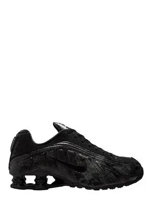 Nike Shox R4 Snakeskin Sneakers Black/metallic Silver