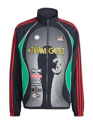 Adidas Teamgeist Moto Tracktop - Black Green Better Scarelet Red