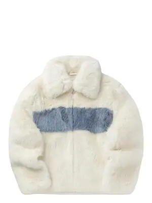 Casablanca Fur Coat - White