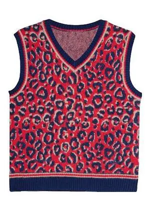Adidas Wales Bonner Knit Vest - Collegiate Navy Blue Magic Beige Better Scarelet Red