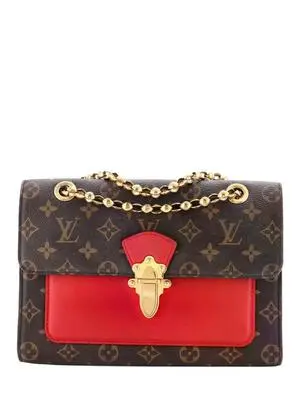 LOUIS VUITTON Victoire Handbag Monogram Canvas And Leather - Brown