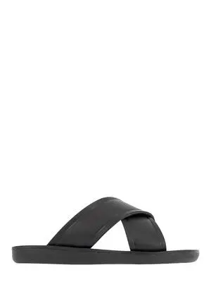 ANCIENT GREEK SANDALS Little Thais Soft Sandals - Black
