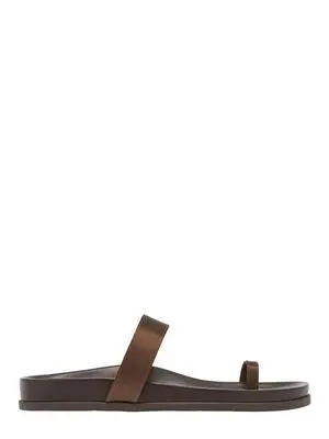 ANCIENT GREEK SANDALS Thalia Footbed Sandals - Brown