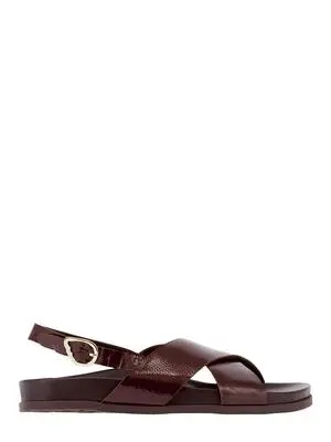 ANCIENT GREEK SANDALS Ikesia Sandals - Chocolate