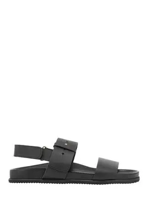 ANCIENT GREEK SANDALS Narkisos Sandals - Black