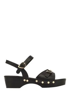 ANCIENT GREEK SANDALS Irini Clog - Black