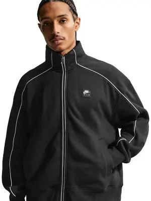 Nike Air Fleece Track Jacket - Black