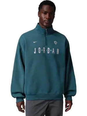 JORDAN Flight Graphic Fleece 1/4-zip - Blue