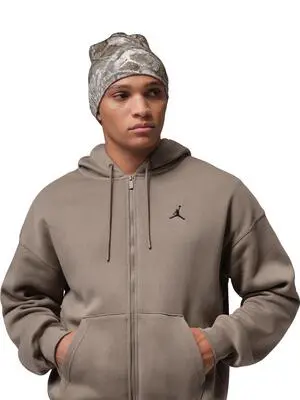 JORDAN Brooklyn Fleece Oversized Full-zip Hoodie - Grey
