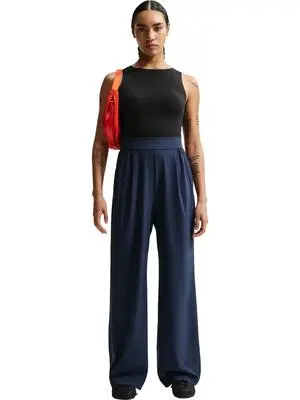 Nike 24.7 Perfectstretch Dri-fit High-waisted Loose Wide-leg Pants - Blue