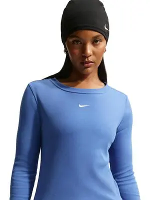 Nike Sportswear Tight Long-sleeve Ribbed T-shirt - Blue