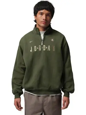 JORDAN Flight Graphic Fleece 1/4-zip - Green