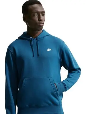 Nike Club Pullover Fleece Hoodie - Blue