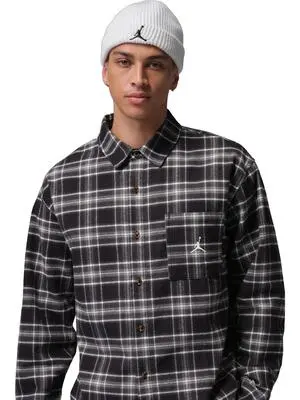JORDAN Brooklyn Graphic Flannel - Black