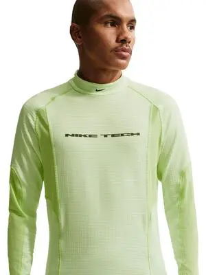 Nike Tech Base Layer Long Sleeve Top - Yellow