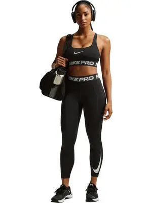 Nike Pro Mid-rise 7/8 Leggings - Black