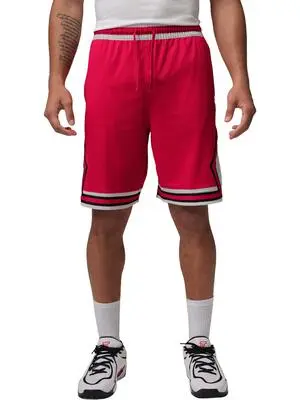 JORDAN Sport Dri-fit 9" Diamond Shorts - Red