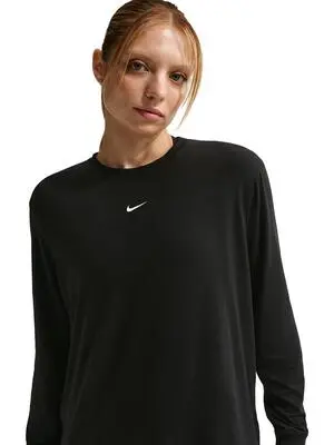 Nike Relaxed Dri-fit Long-sleeve Top - Black