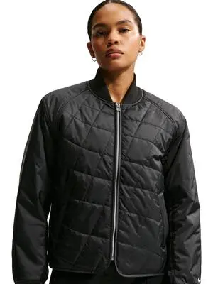 Nike Sportswear Loose Quilted Jacket - Black
