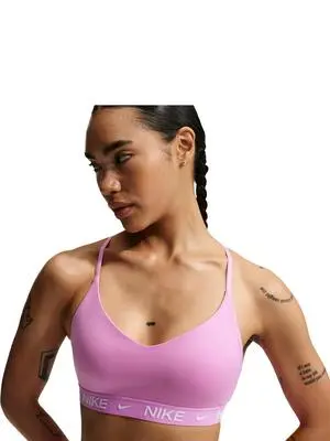Nike Indy Light Support Padded Adjustable Sports Bra - Purple