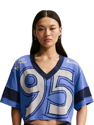 Nike Sportswear Oversized Cropped Jersey - Blue