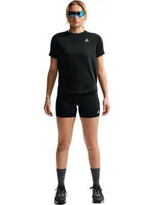 Nike Dri-fit High-waisted 4" Trail Running Shorts - Black