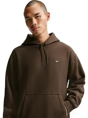 Nike Solo Swoosh Pullover Hoodie - Brown