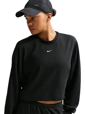 Nike Sportswear Chill Terry Oversized Crew-neck Sweatshirt - Black