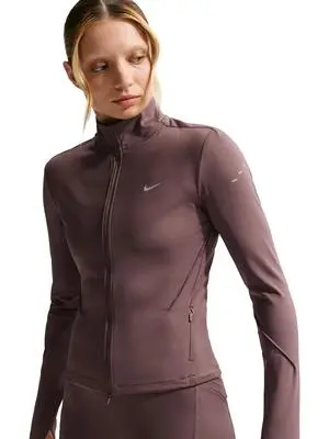 Nike Swift Dri-fit Full-zip Mid-layer Running Top - Purple