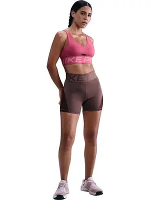 Nike Pro Sculpt Dri-fit High-waisted 5" Biker Shorts - Purple