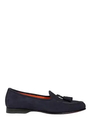 Santoni Andrea Tasseled Loafers - Navy