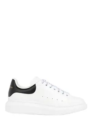 Alexander McQueen Leather Sneakers - White