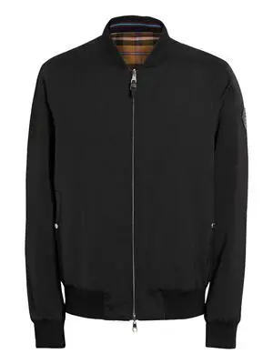 Dunhill Twill Bomber Jacket - Black