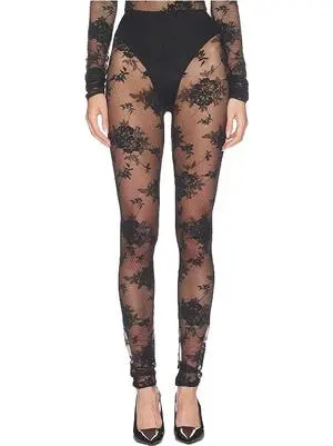 Andamane Zillah Lace Leggings - Black