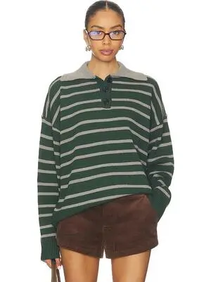 ALL THE WAYS Clydie Polo Sweater