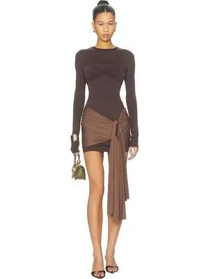Lioness Midnight Mini Dress - Chocolate