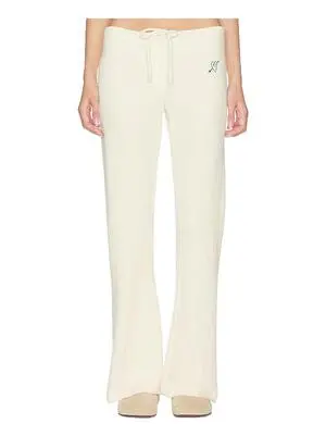 JULIET JOHNSTONE Waffle Knit Lounge Pant - Cream