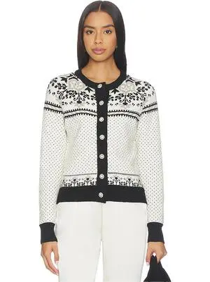 Generation Love Sade Fairisle Cardigan - Black  Ivory & Grey