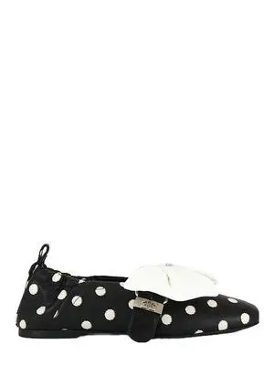GANNI Sue Ballerina Flat - Black