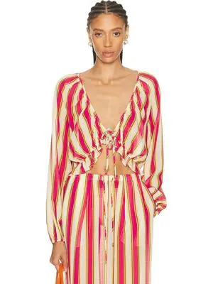 Solid & Striped The Seraphina Top - South Beach Stripe