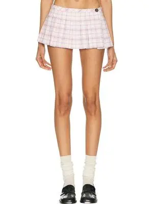 Sandy Liang Franc Skort - Pink Multi