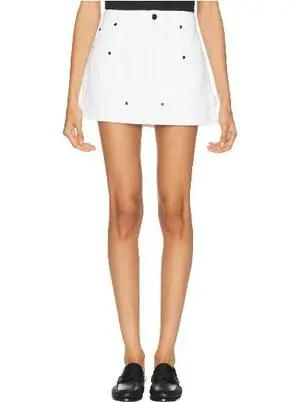 Renggli Cargo Mini Skirt - Chalk