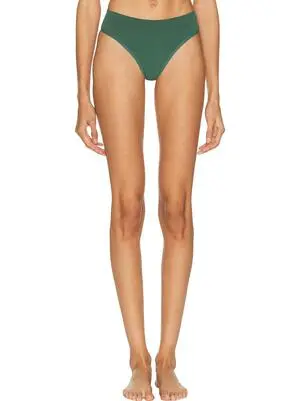 LDMA Low Hide Thong - Forest Green