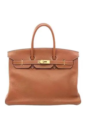 HERMÈS 2009 35 Birkin Top-Handle Leather Handbag