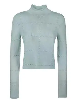 Guest In Residence Textured Knit Sweater - Blue