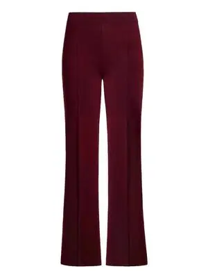 HIGH SPORT Kick Flare Trousers - Red