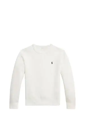 Polo Ralph Lauren Double-knit Logo Sweatshirt - White